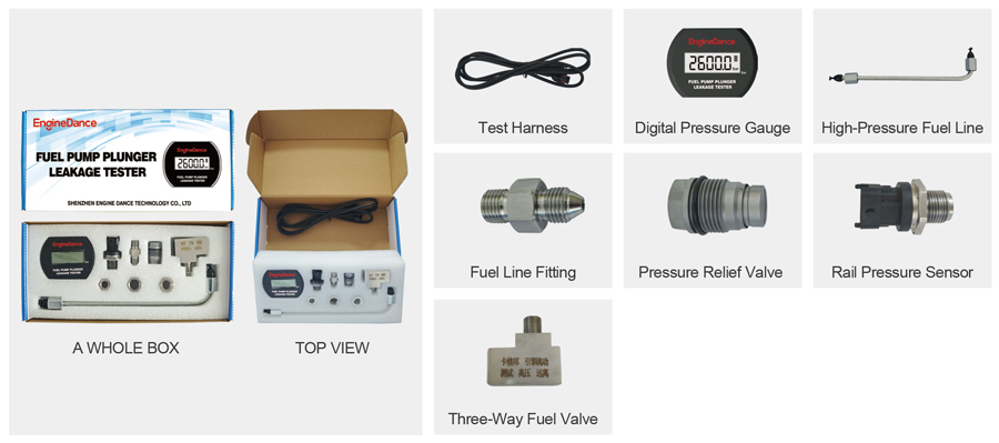 EngineDance Fuel Pump Plunger Leakage Tester Fits All Diesel Engines ...